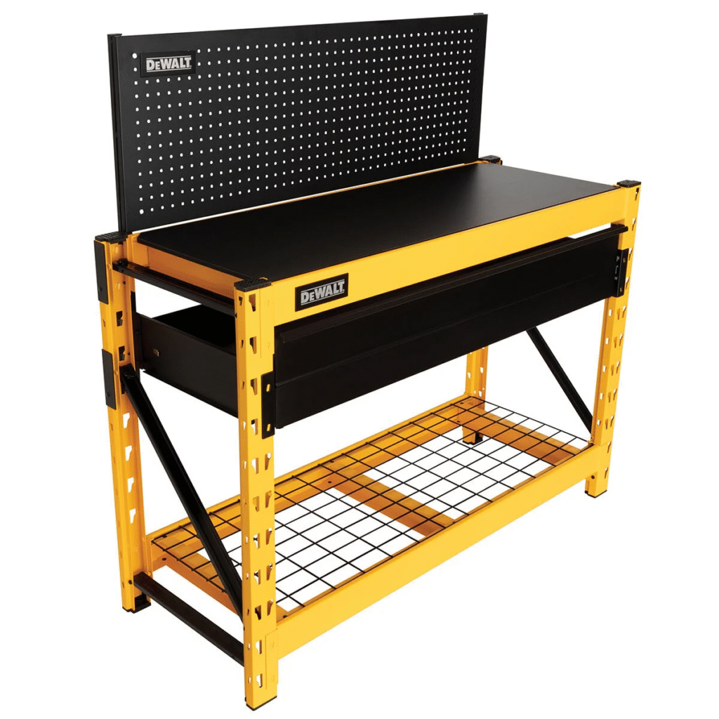 DeWALT 2 Shelf Industrial Storage Rack Work Station - Gold Coast Racking