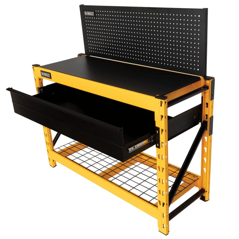 DeWALT 2 Shelf Industrial Storage Rack Work Station - Gold Coast Racking